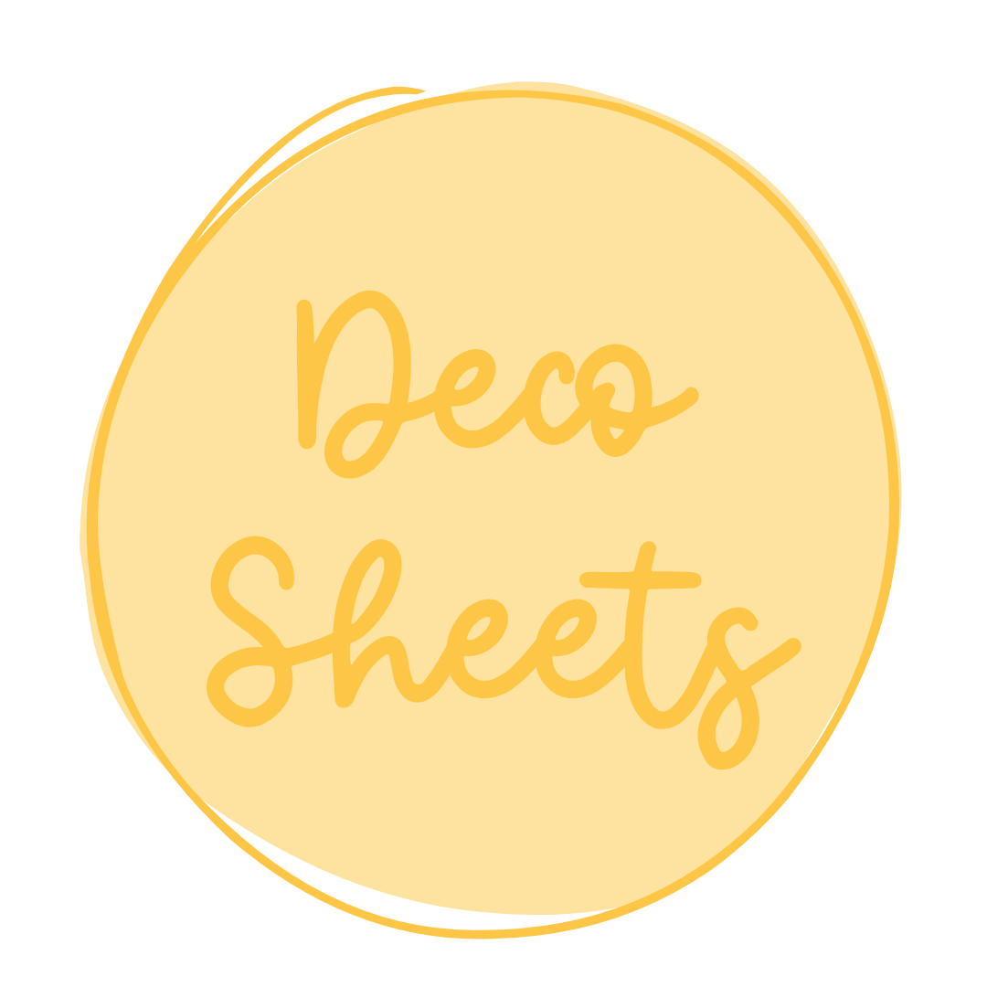 Deco sheets – The Penny Pages